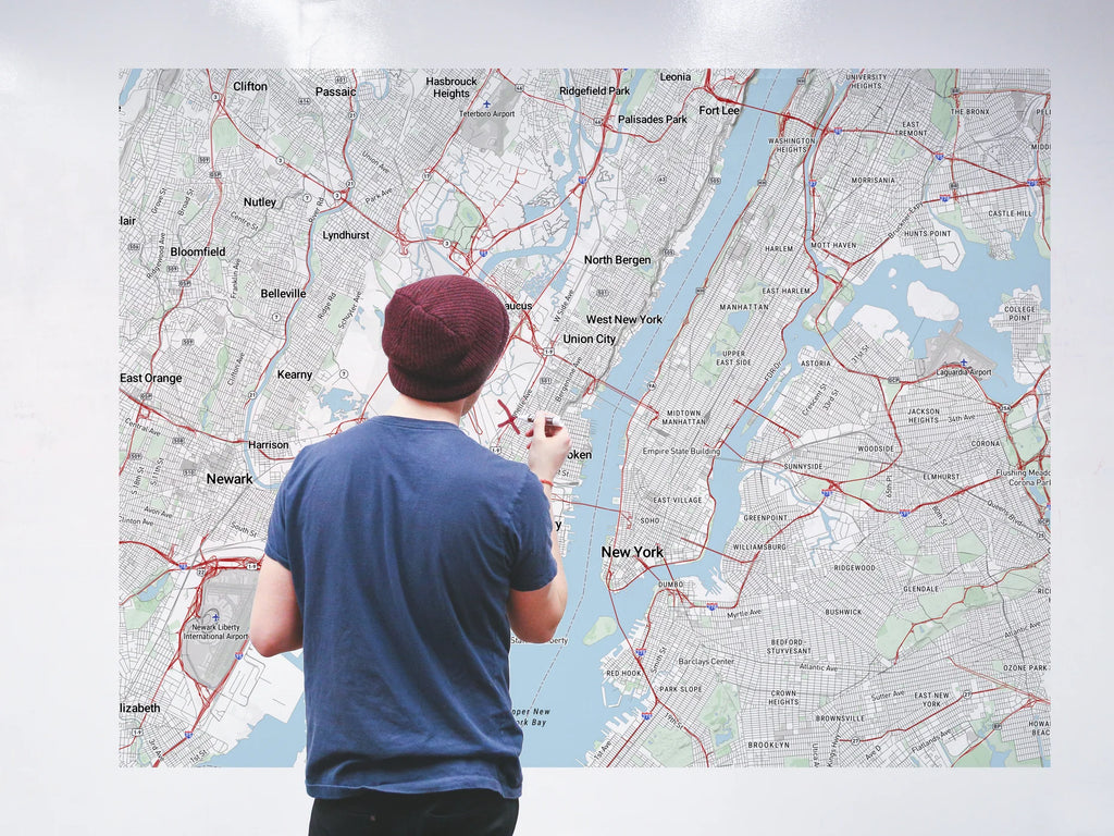 High Quality Large Format Map Printing Customaps
