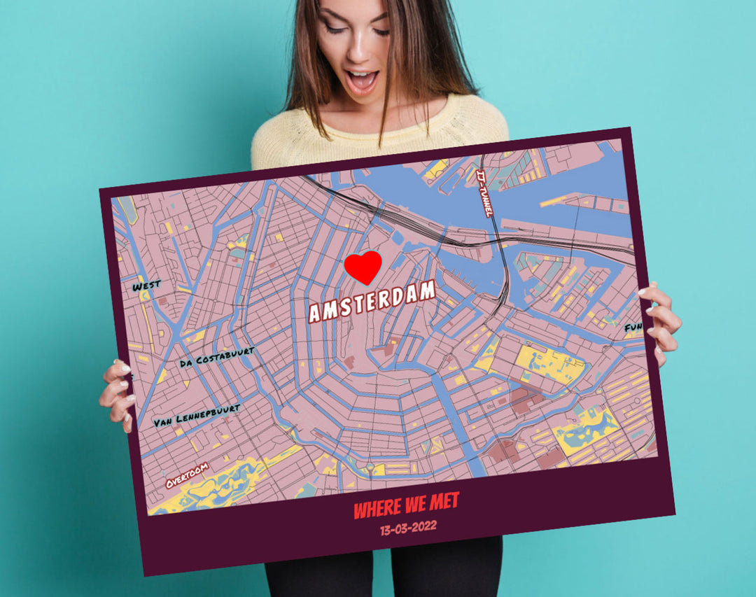 Let a Where we Met Map Rekindle your Love – Customaps