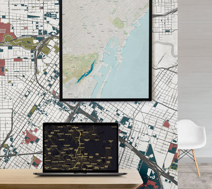 Create a Custom Map - Posters - Digital Maps - Wallpapers - Customaps