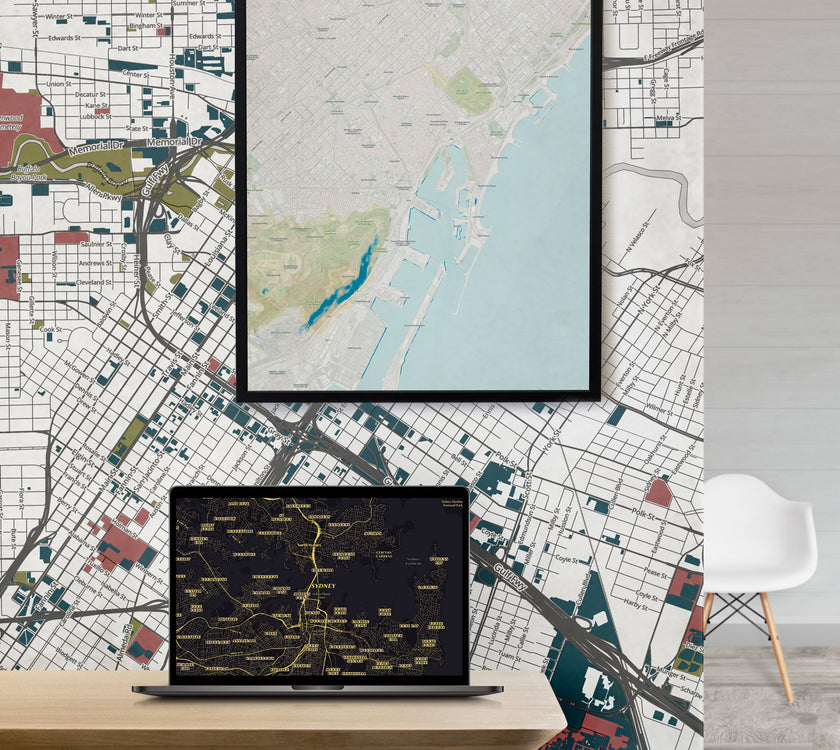 Create a Custom Map - Posters - Digital Maps - Wallpapers - Customaps
