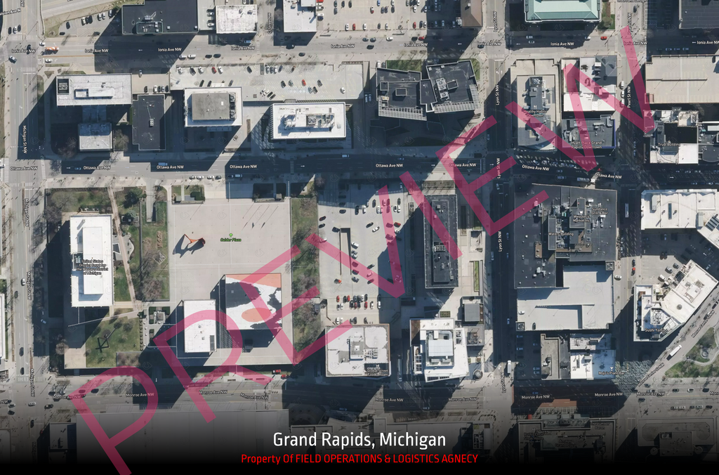 Printed poster – 36"x24" - satellite - x24x36 - landscape - 20260114 ...