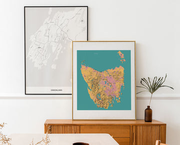 Create a Poster Map - Digital Maps - Map Wallpapers - Customaps