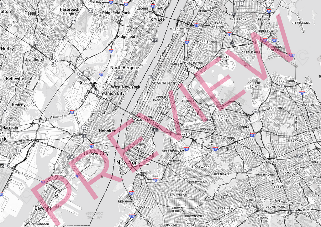 Digital file Mural - diy - digital - 90x60inches - 20231123 – Customaps